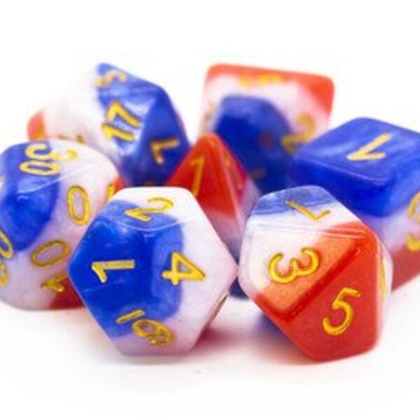American Flag Dice - Etsy