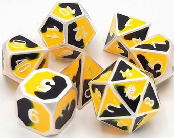 Dwarven Forged Ancient Gold Old School 7 Piece Dnd Rpg - Etsy