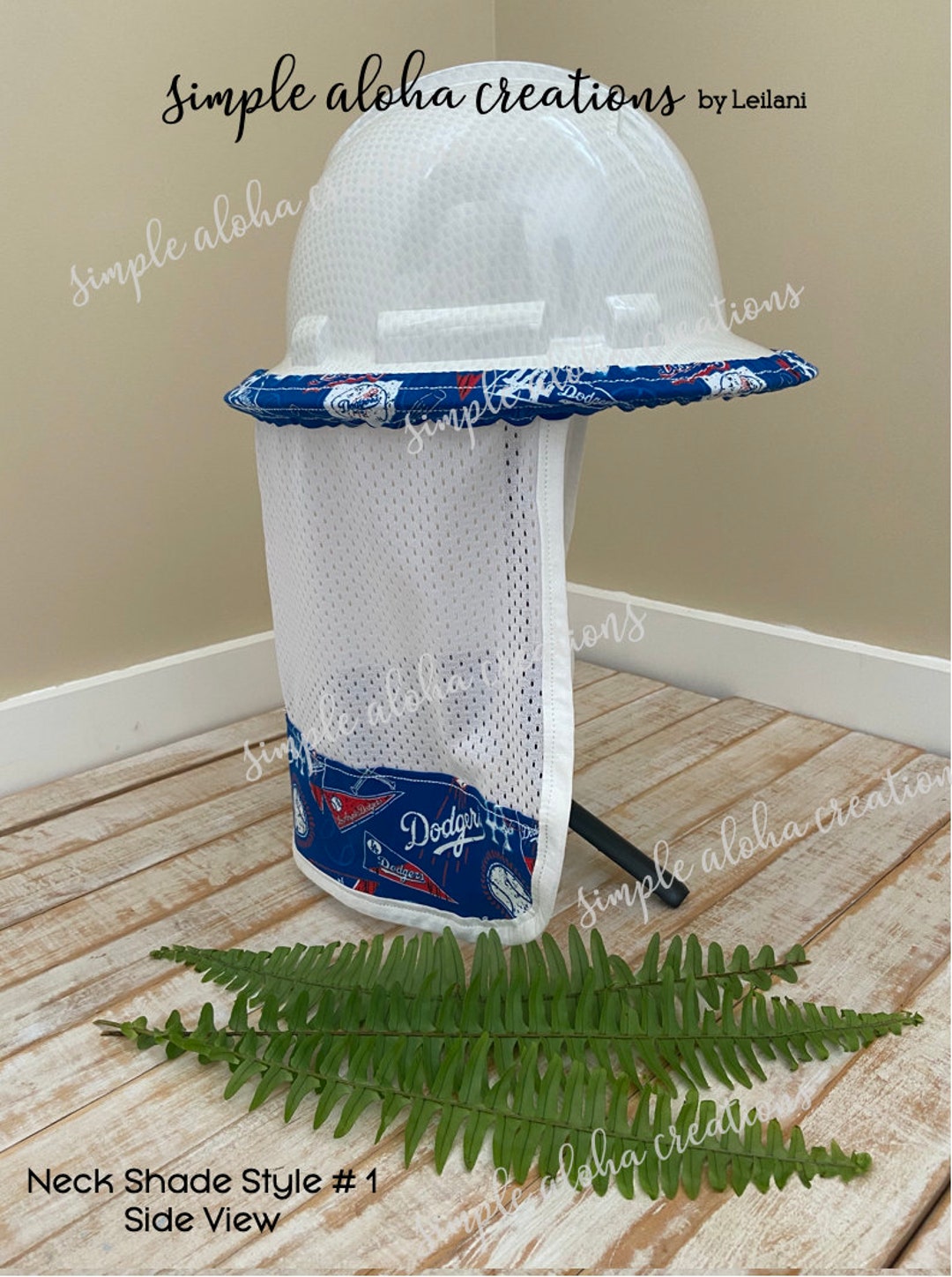 Baseball Designs / MLB Fabric / Safety Hat Neck Shade / Hard Hat ...