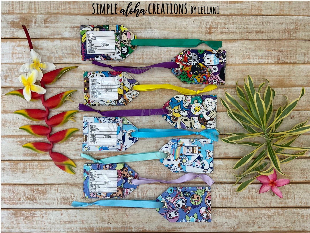 Toki Doki Designs / Toki Doki Fabric / Personalized Identification Tag ...