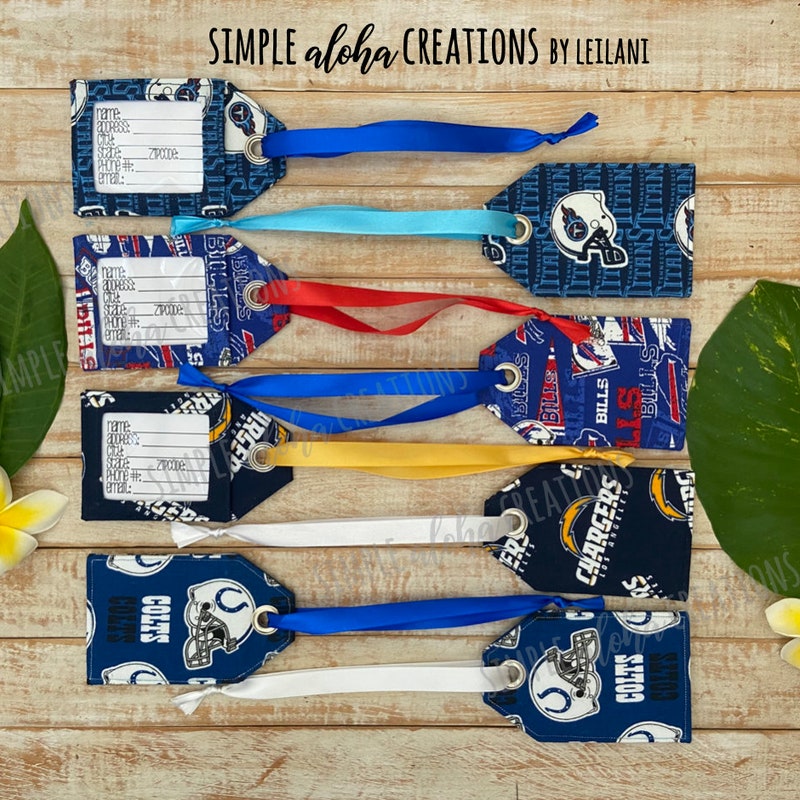 Fabric Luggage Tag - Etsy