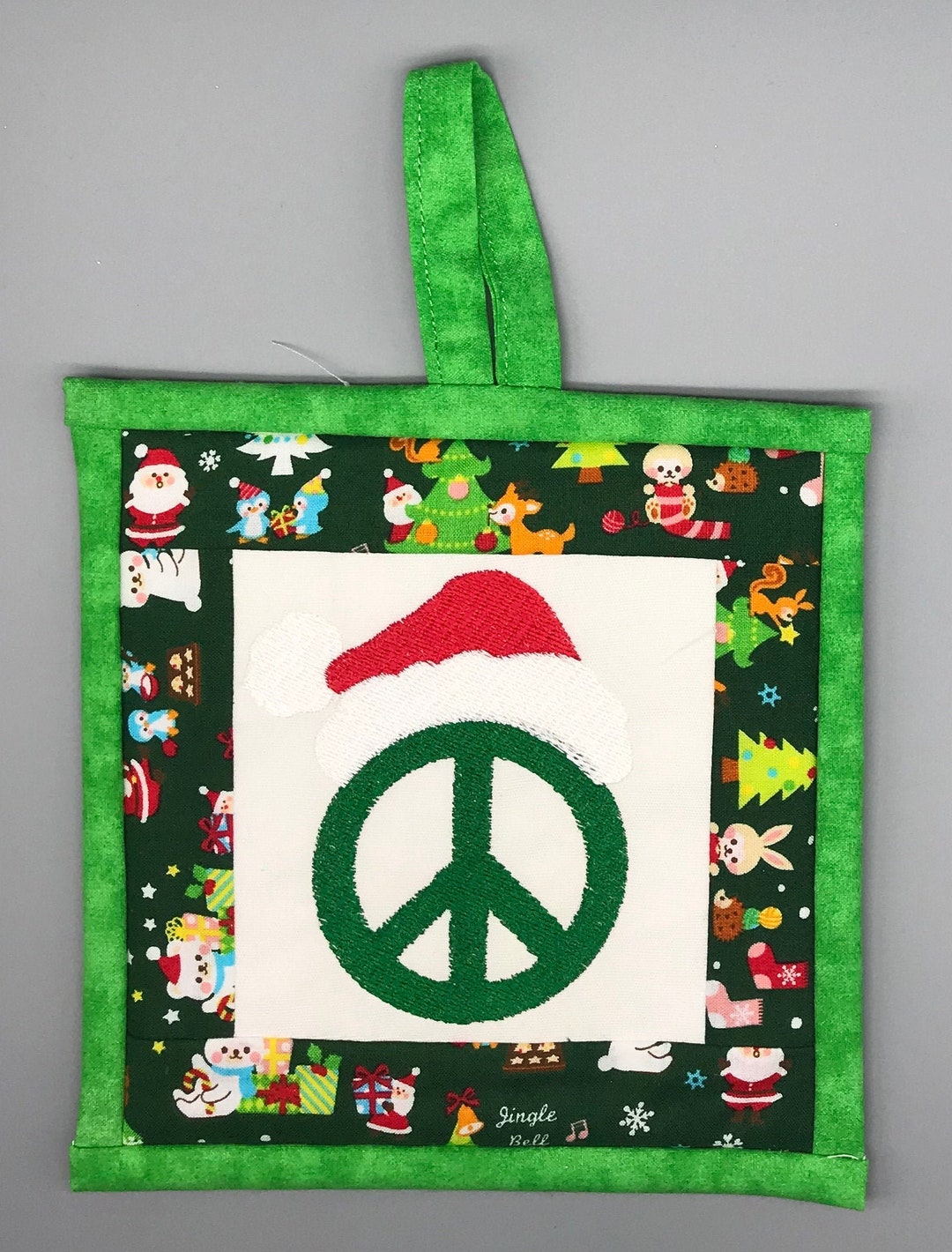 Peace Sign Santa - Etsy