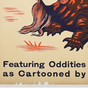 Original Vintage 30s Believe It or Not Oddities Poster by Leroy Robert ...