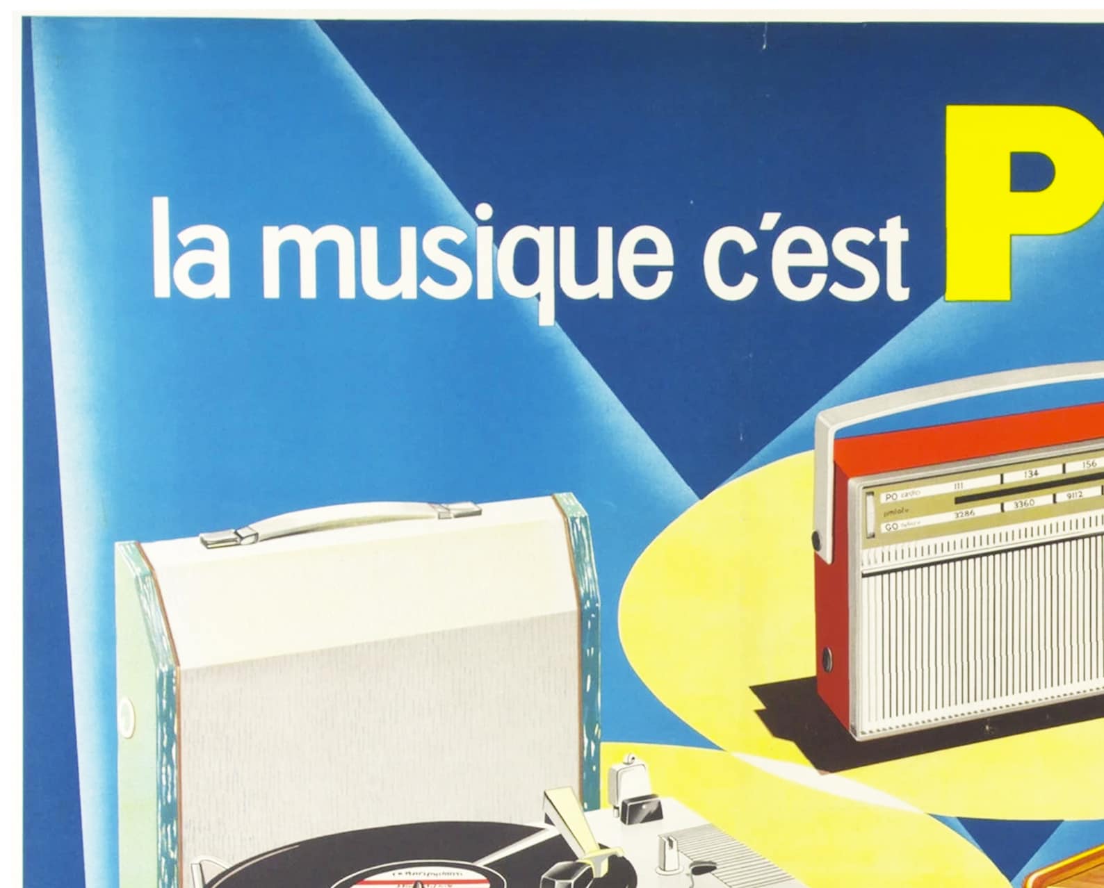1960s Éric Castel French Philips Advertising Poster: Mid-century Modern ...