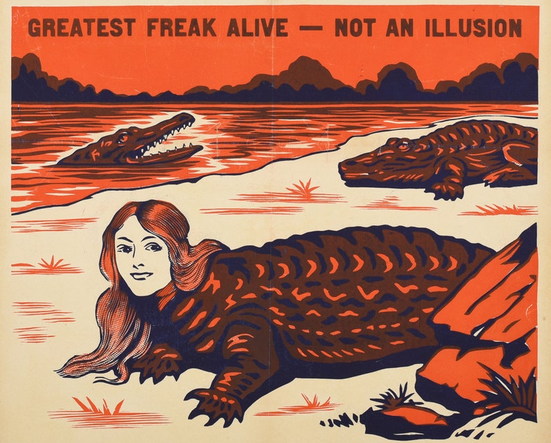 Original Vintage 30s Believe It or Not Oddities Poster by Leroy Robert ...