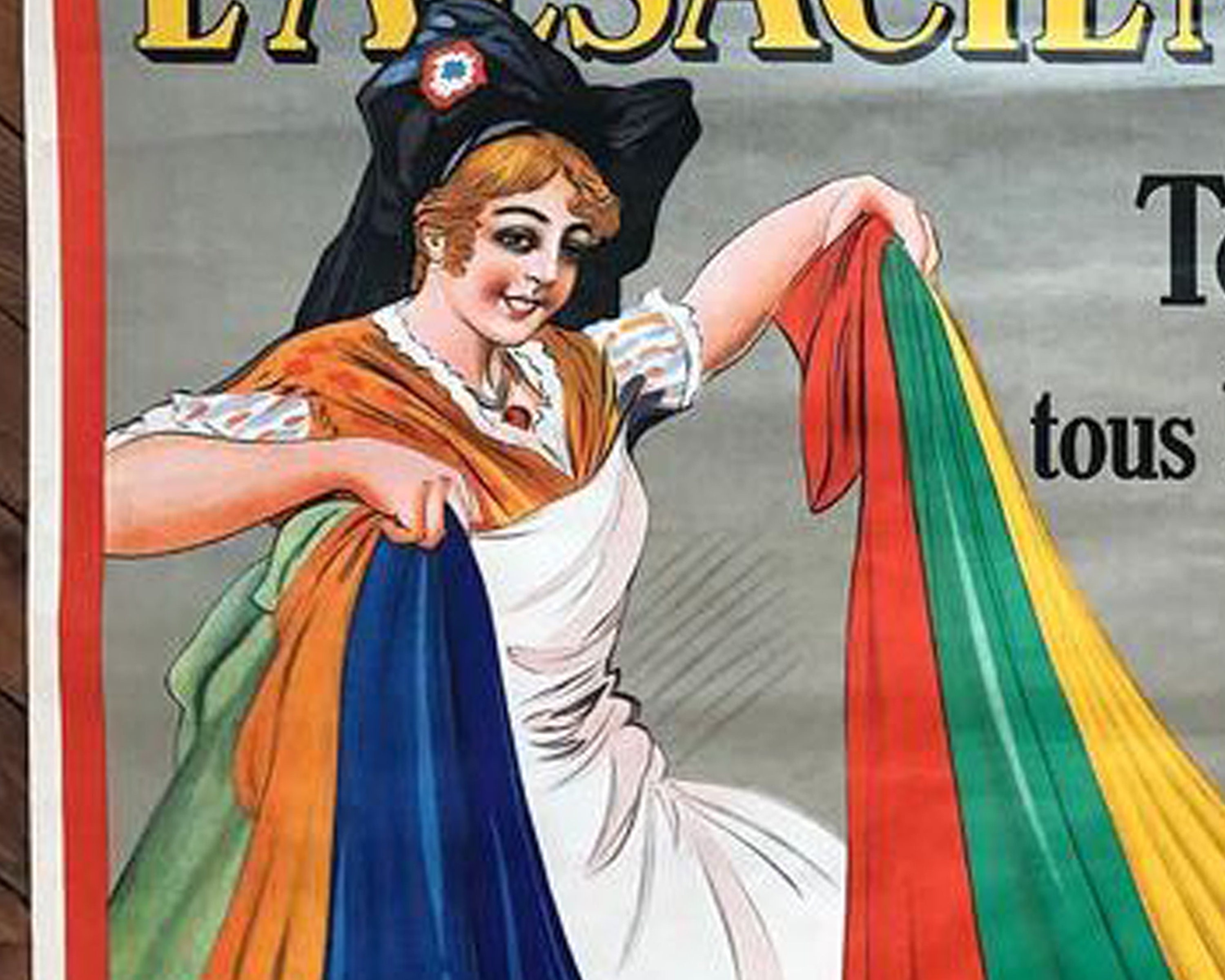 Original Vintage 20s Laudry Poster by Dorfi Featuring - Etsy