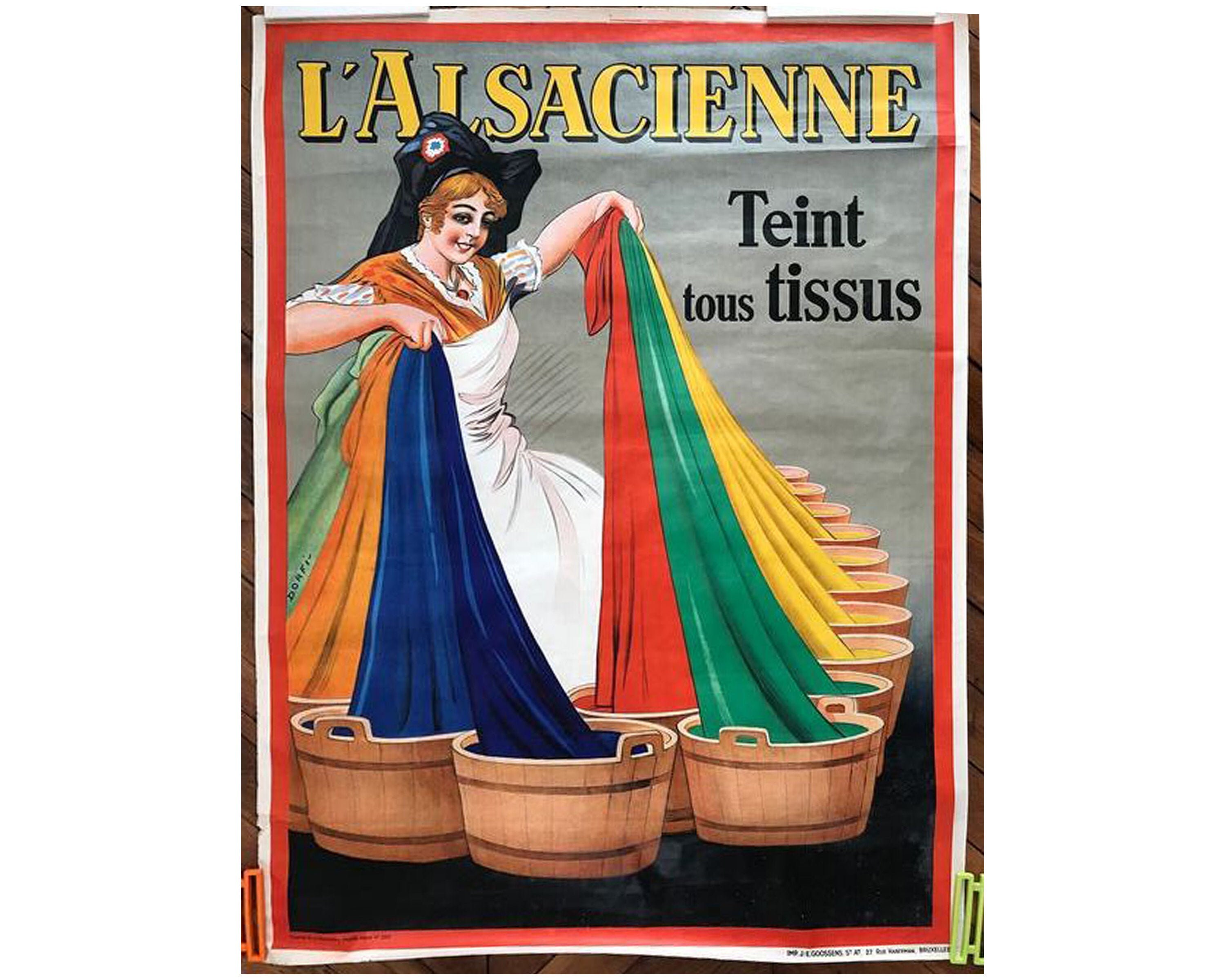 Original Vintage 20s Laudry Poster by Dorfi Featuring - Etsy