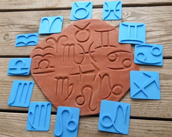 Zodiac Constellation Astrology Texture Stamp Horoscopes - Etsy