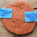 Bee Line Art Embosser Stamp Honeybee Stamps Embosser Hornet - Etsy