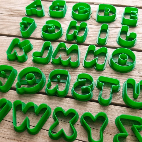 Alphabet Cutters Clay ABC Cutters for Fondant Mini Tiny - Etsy