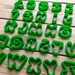 English Alphabet Set 26 Pcs Cookie Cutters, Alphabet Cutters Clay ...