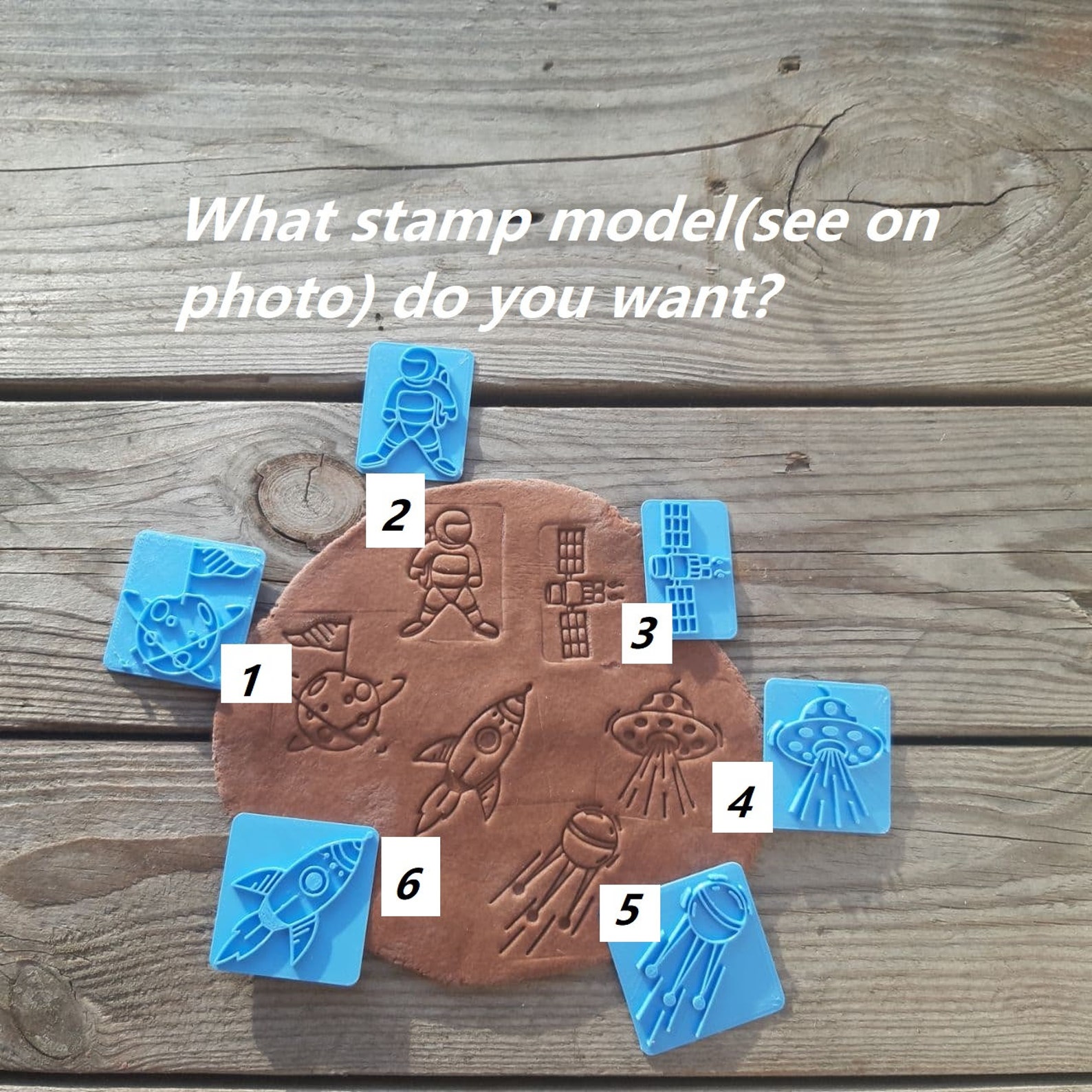 Astronaut Clay Stamp Rocket Shuttle Comet Clay Texture - Etsy