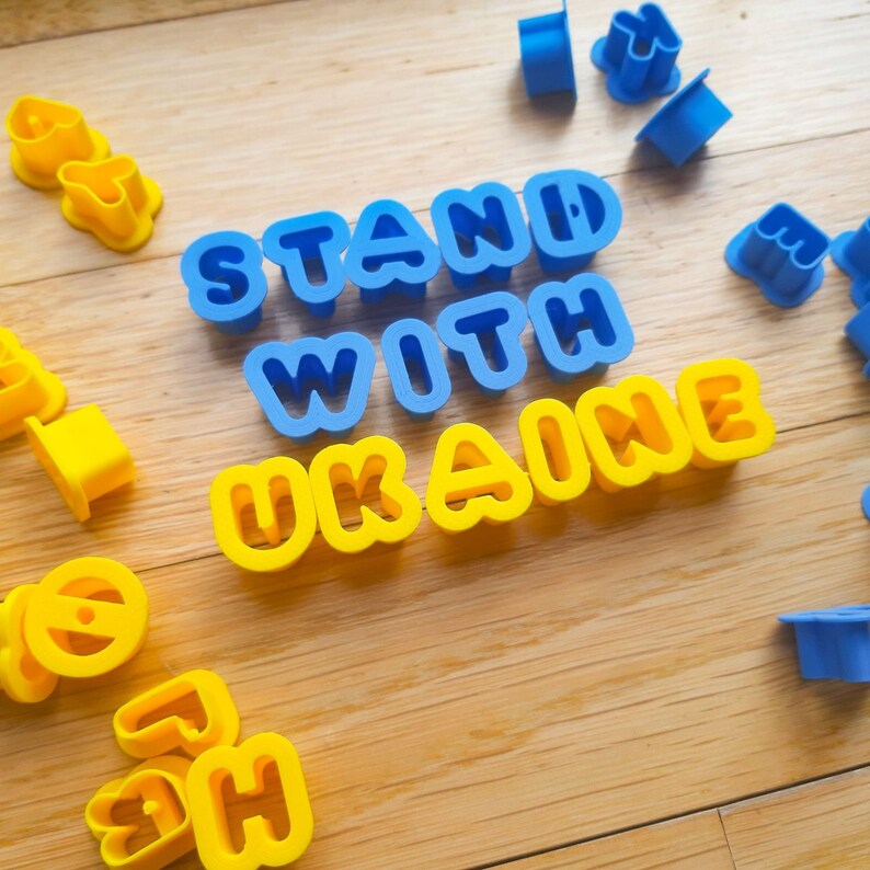 Mini Tiny Alphabet Letters Polymer Clay Cutter Miniature | Etsy