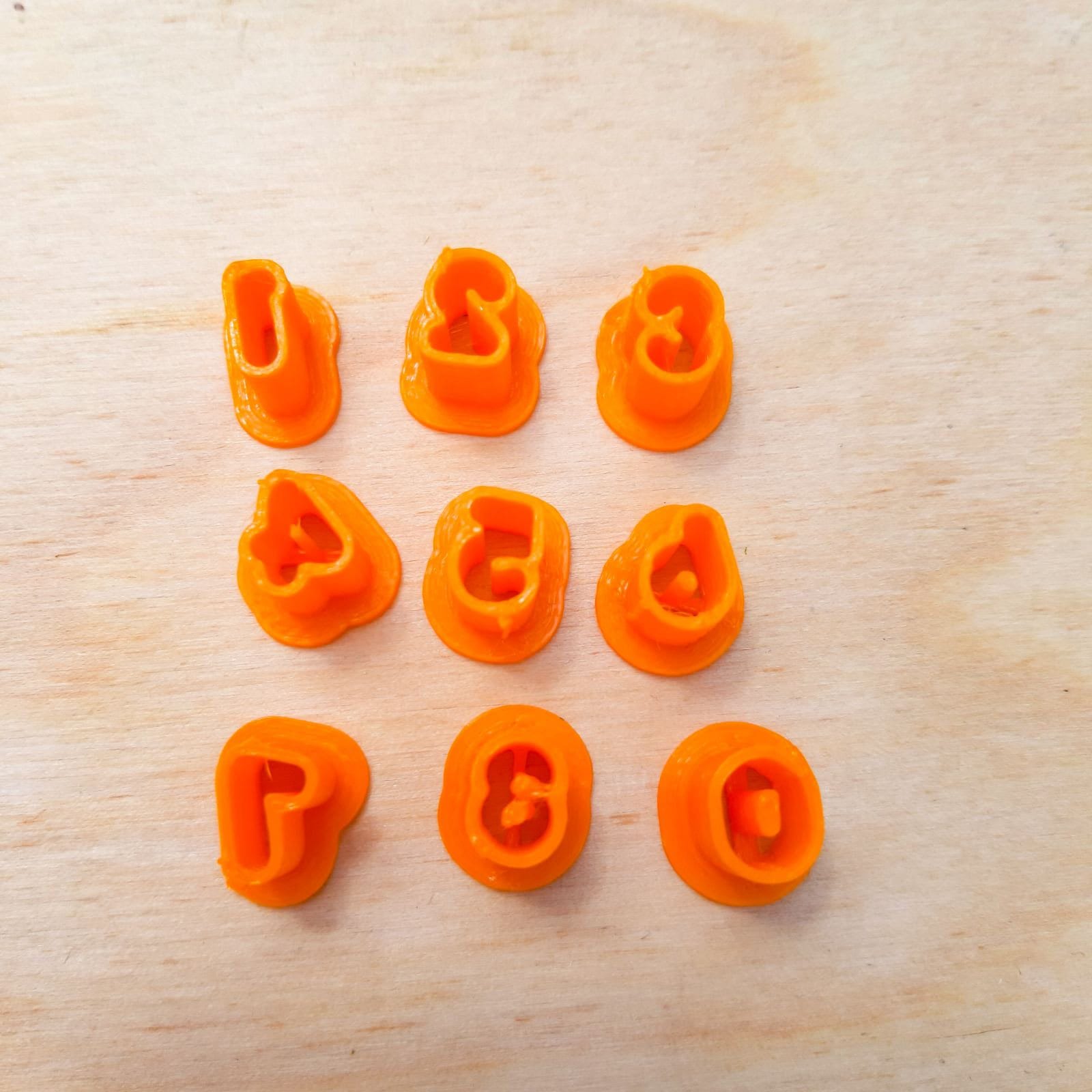 Mini Number Cutter Small Numbers Cutters for Polymer Clay 1 - Etsy