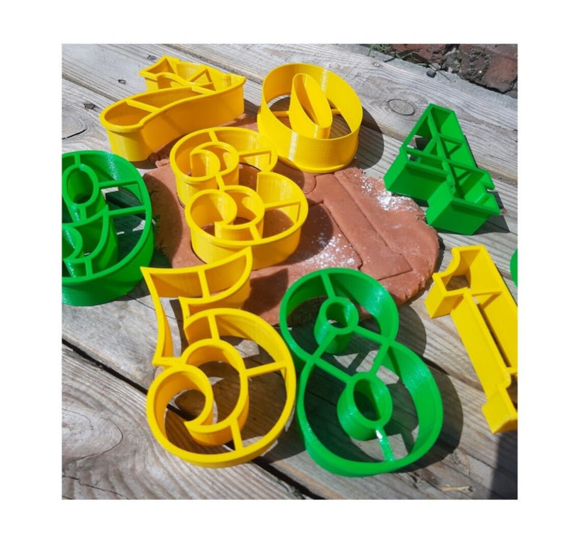 Polymer Clay Cutters Mini Clay Cutter Polymer Clay Number | Etsy