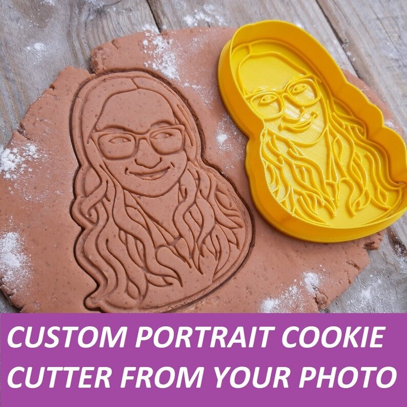 Custom Cookie Cutter Custom Face Cookie Cutter Custom Shape - Etsy