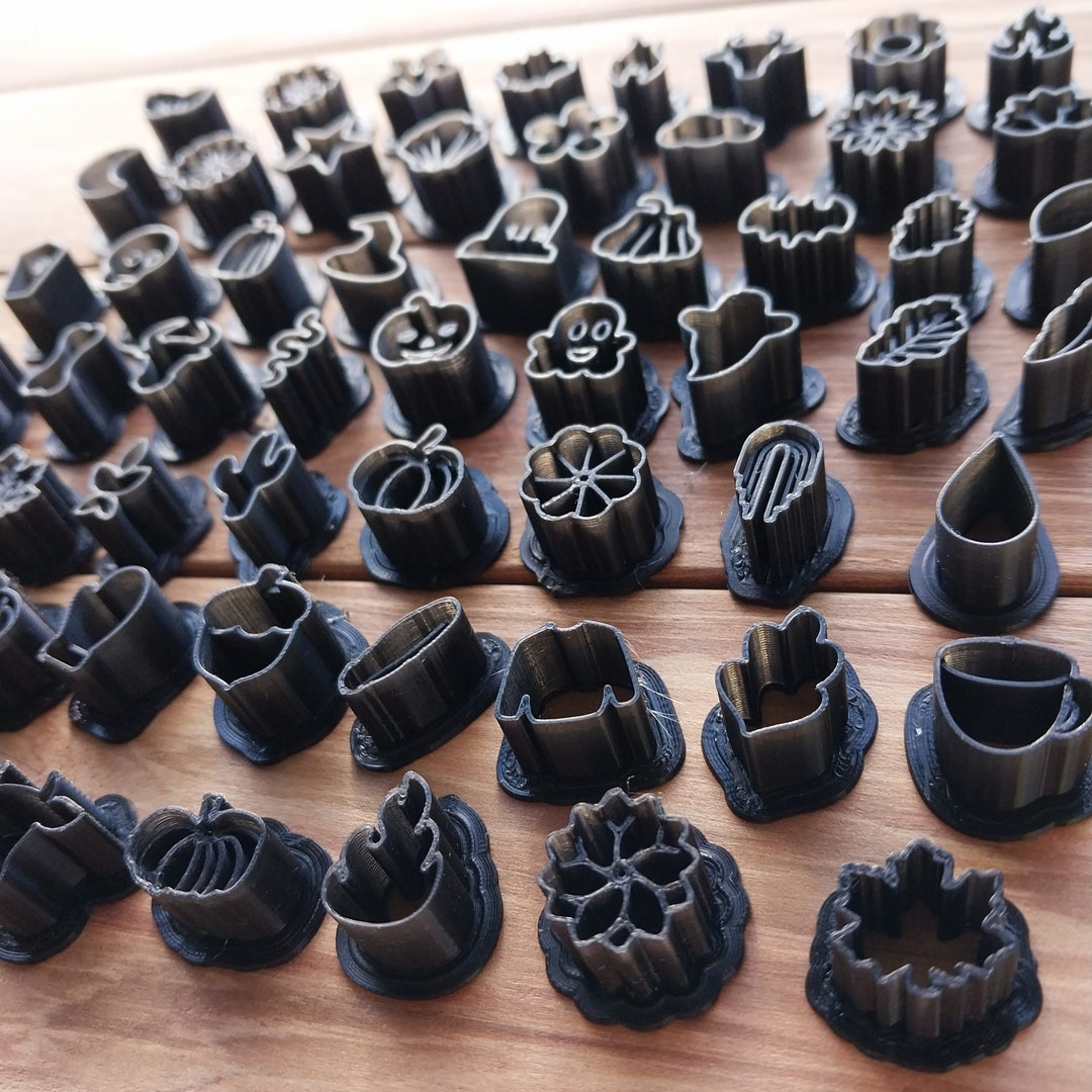 Mini Halloween Clay Cutters: Polymer Clay Earring Set - Etsy