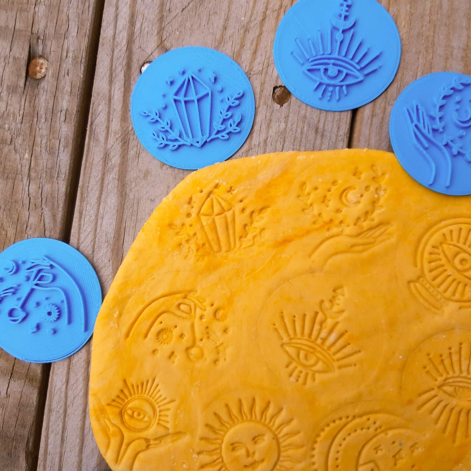 Polymer Clay Boho Stamp Bohemian Stamp Polymer Clay Art - Etsy