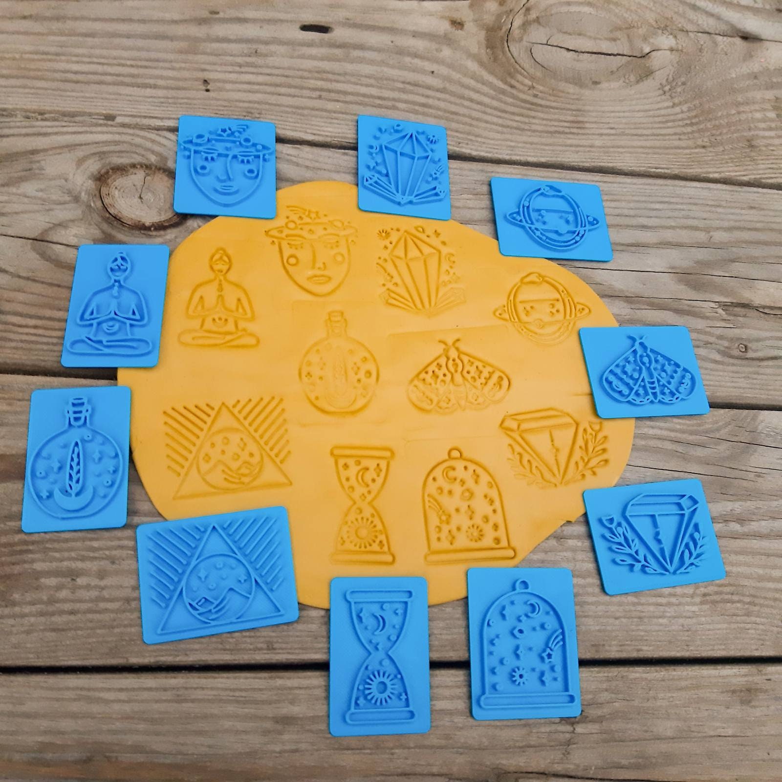 Bohemian Stamp Polymer Clay Boho Stamp Polymer Clay Art - Etsy UK