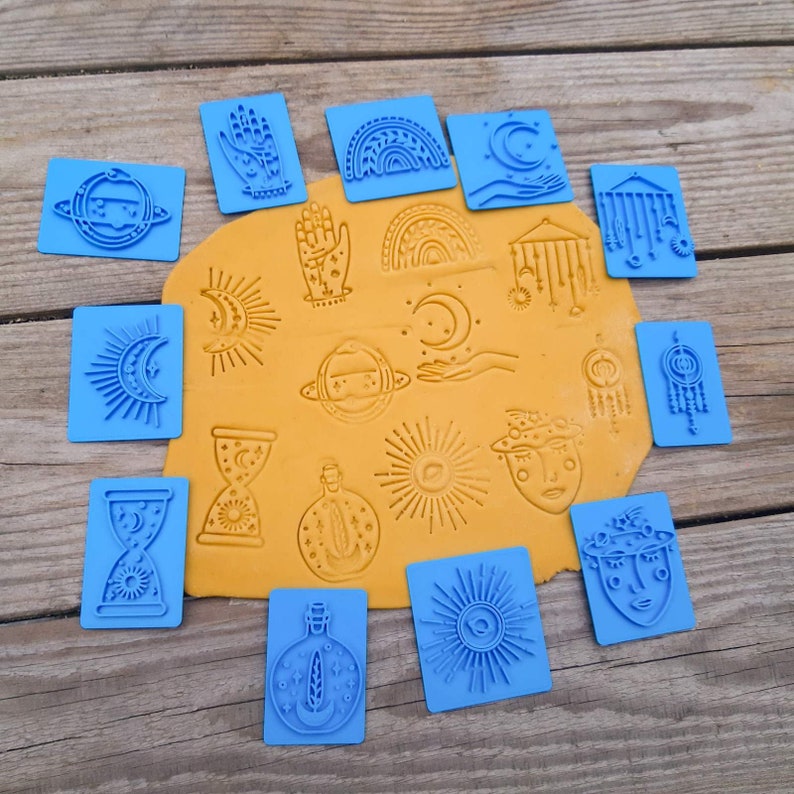 Clay Stamp Polymer Clay Stamps Polymer Clay Stamp Clay - Etsy