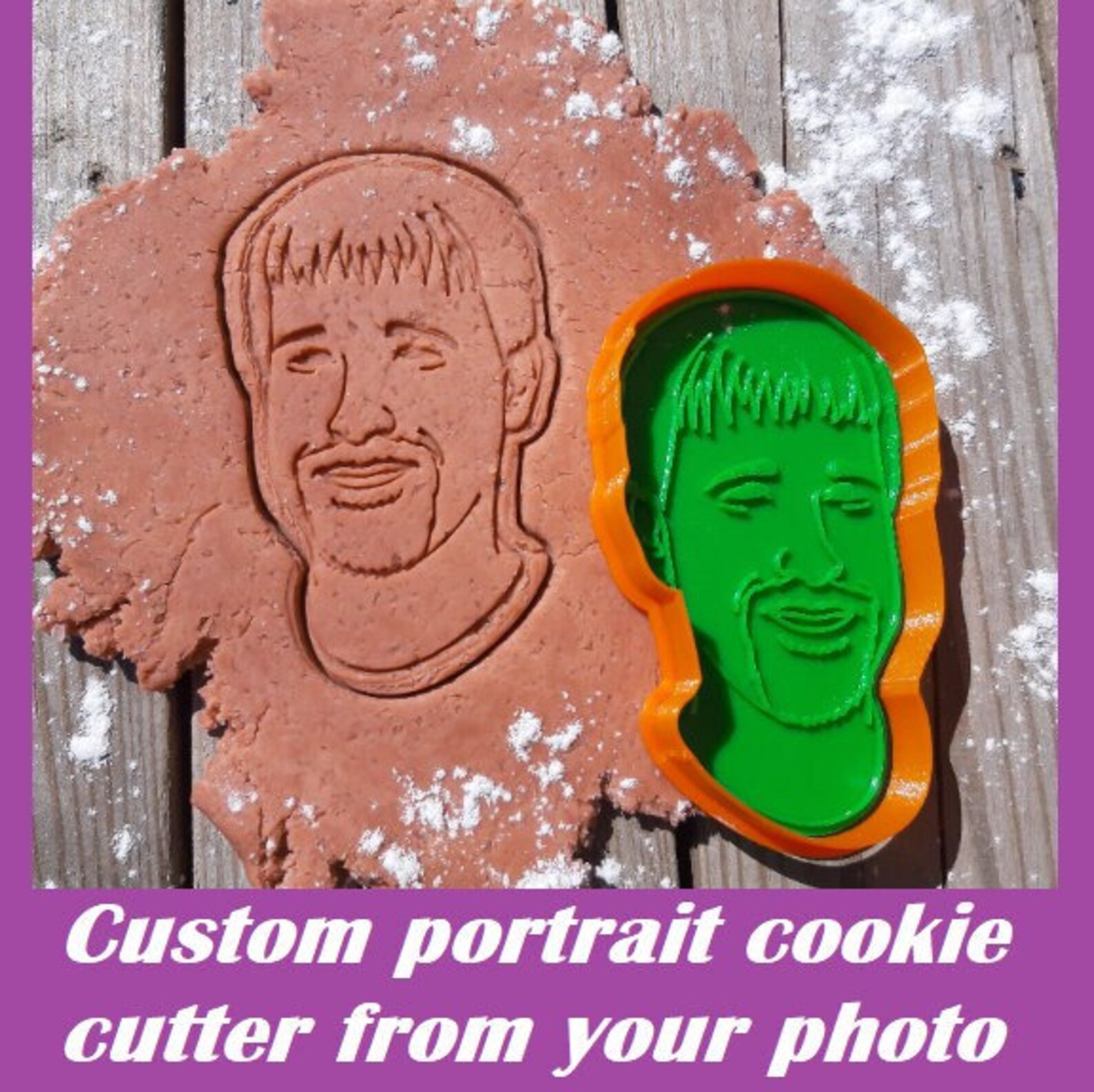 Custom Cookie Cutter Custom Cookie Stamp Photo Cookie - Etsy