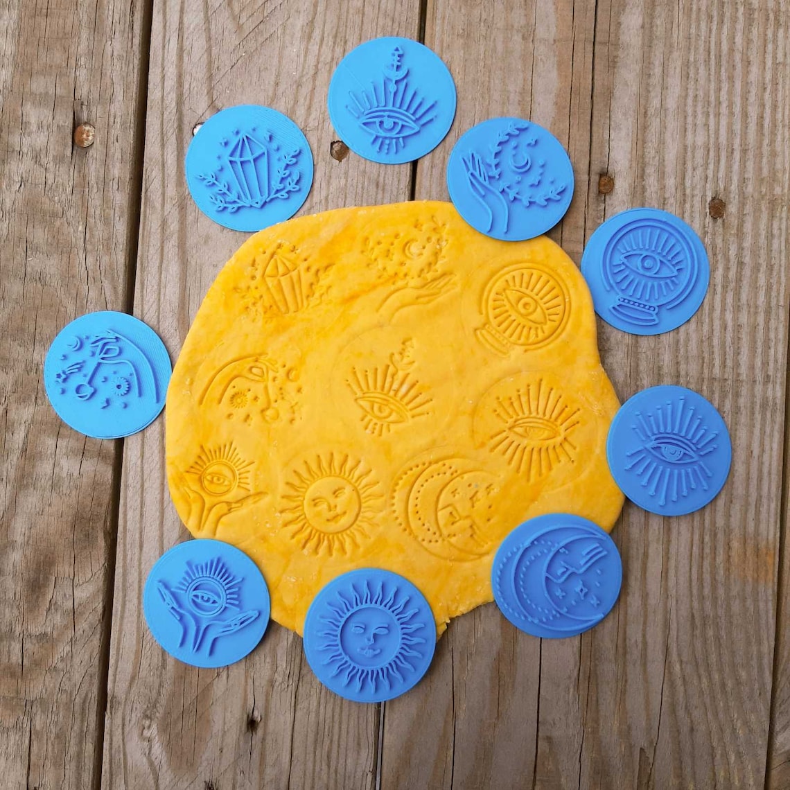 Polymer Clay Boho Stamp Bohemian Stamp Polymer Clay Art | Etsy