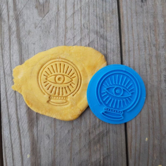 Mystic Evil Eyes Embosser Stamp Eye Embosser Stamp Polymer - Etsy