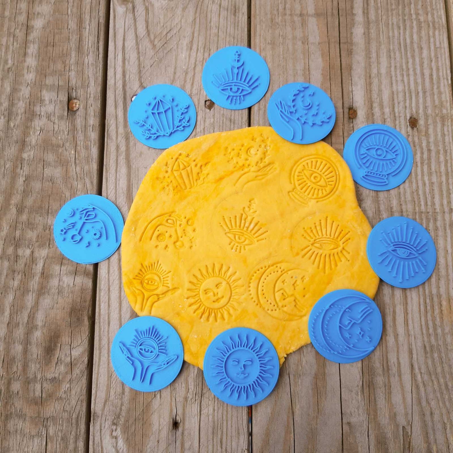 Polymer Clay Boho Stamp Bohemian Stamp Polymer Clay Art | Etsy