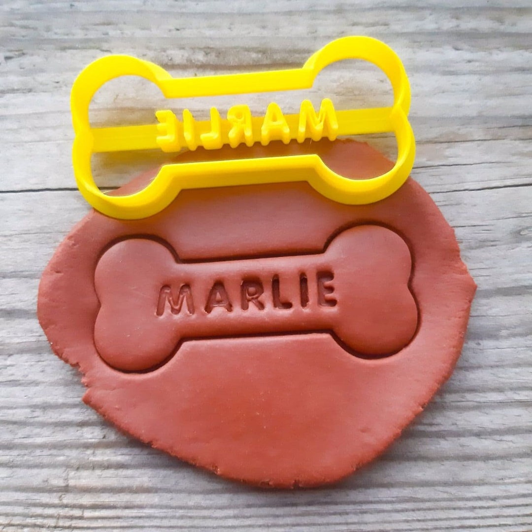 Dog Bone Personalised Name Cookie Cutter, Customized Bone Cutter, Dog ...