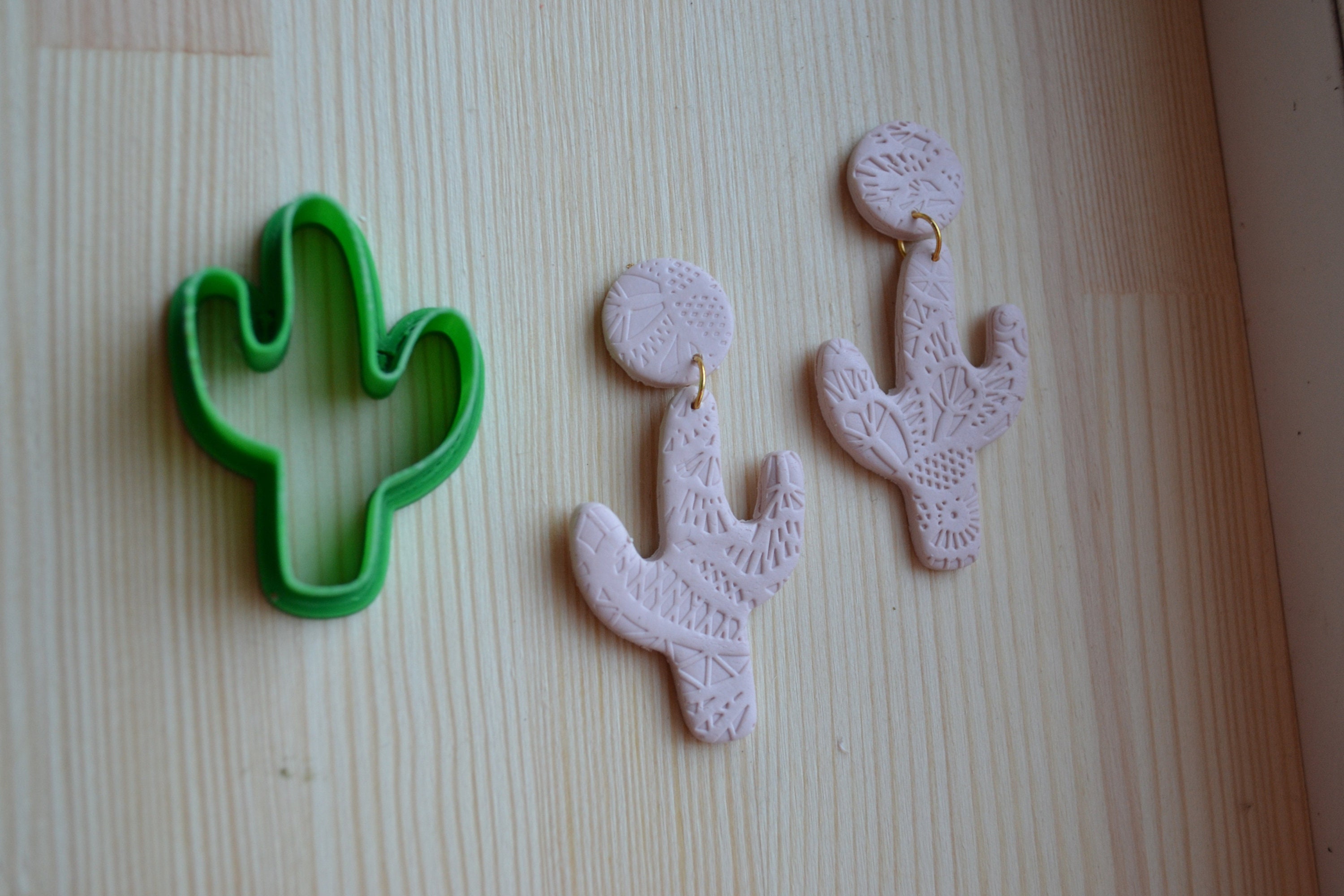 Cactus Polymer Clay Cutter Succulent Clay Earrings Cutter - Etsy