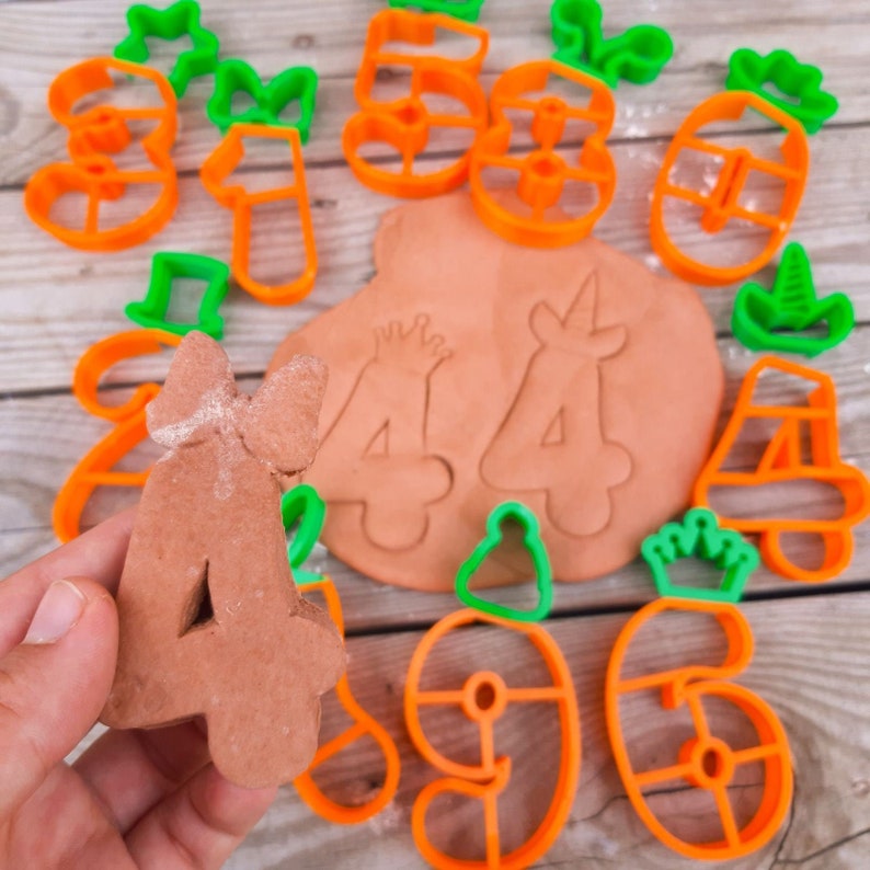 Number Cookie Cutters Full Set 0-9 Number Cookie Cutter Set - Etsy