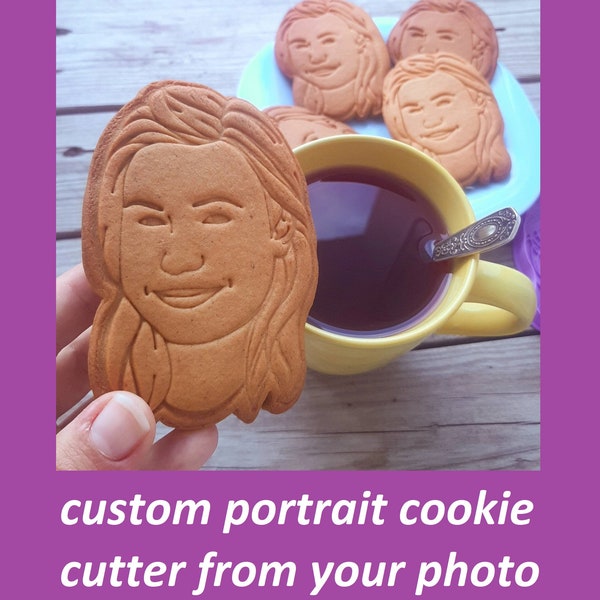 Custom Portrait Cookie Cutter - Etsy