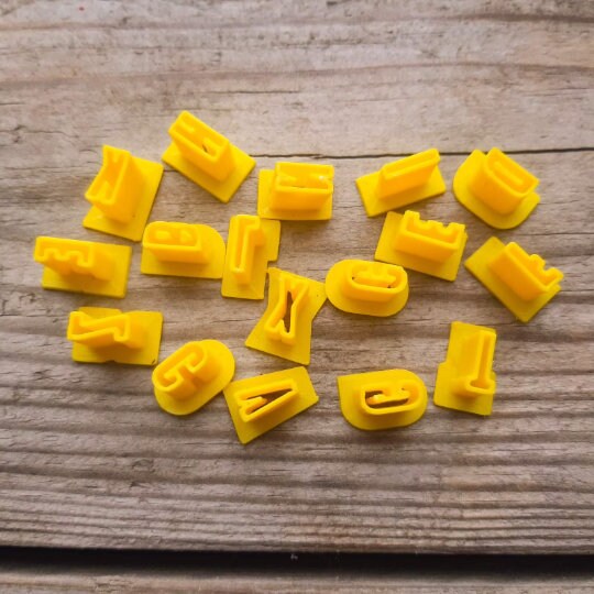 English Alphabet Set 26 Pcs Cookie Cutters Alphabet Cutters - Etsy