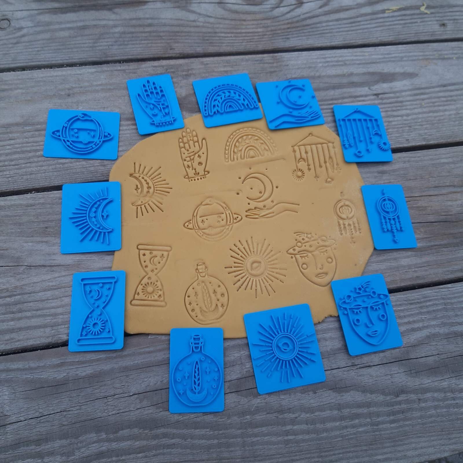 Clay Stamp Polymer Clay Stamps Polymer Clay Stamp Clay - Etsy