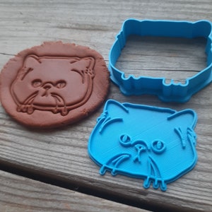 Persian Cat Cookie Cutter Set, Cat Cookie Cutter, Animal Icing ...