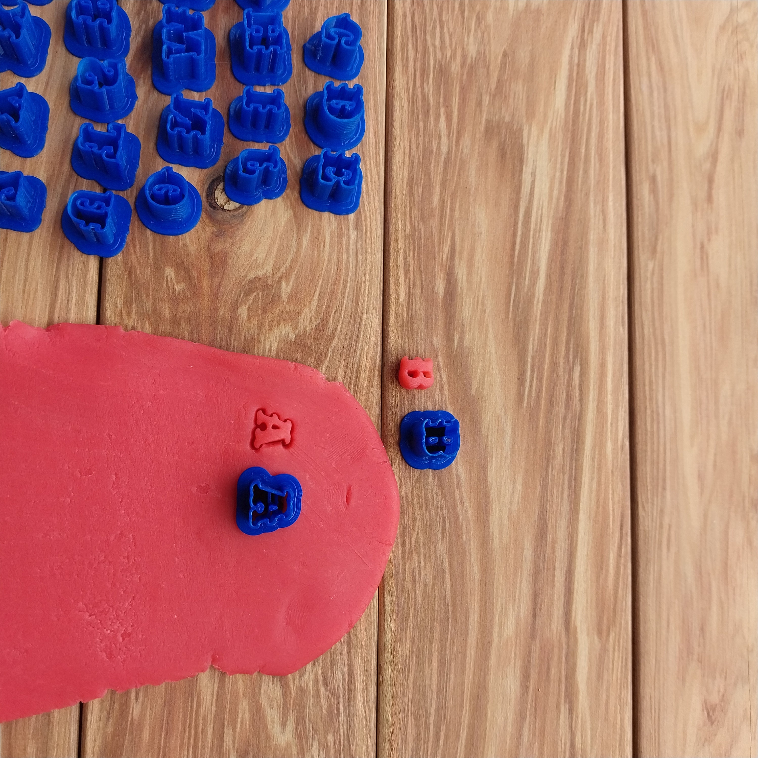 Alphabet Clay Cutter Letter Clay Cutters Small Alphabet - Etsy