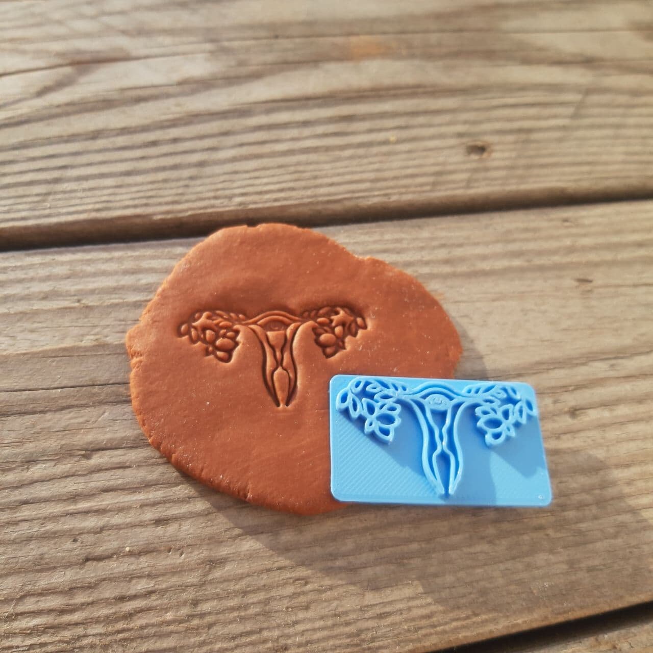 Uterus Clay Emboss Stamp Bohemian Feminist Polymer Clay - Etsy
