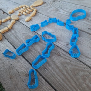 Skeleton Cookie Cutter, Spooky Cookie Cutter Set, Creepy Decor Cookie ...