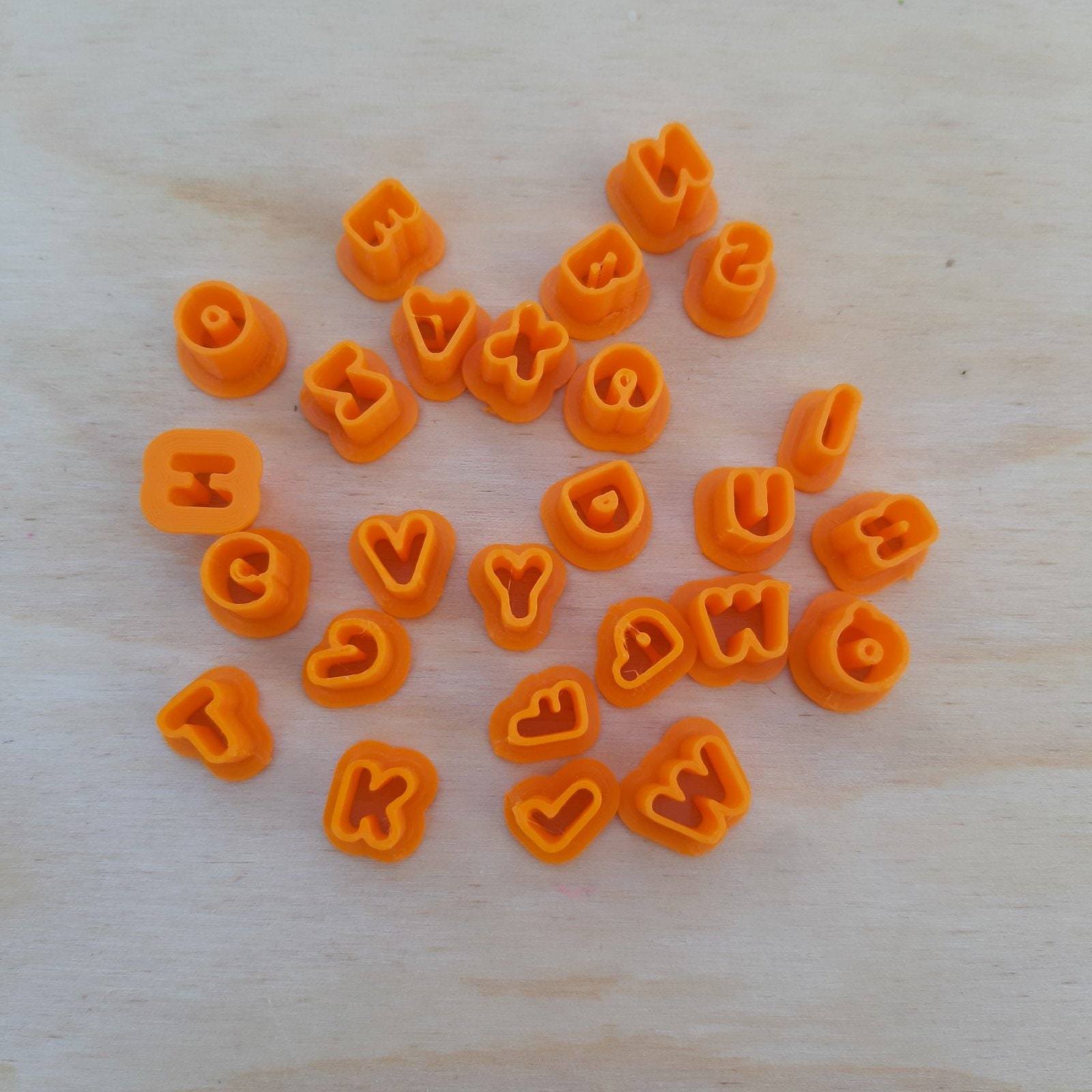 Mini Tiny Alphabet Letters Polymer Clay Cutter Miniature | Etsy