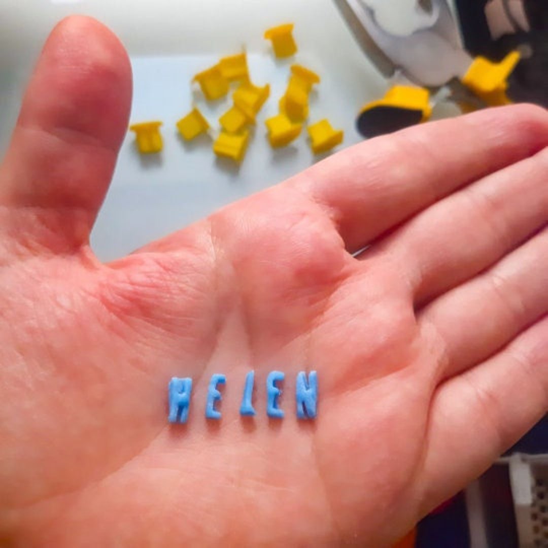 English Alphabet Set 26 Pcs Cookie Cutters, Alphabet Cutters Clay ...