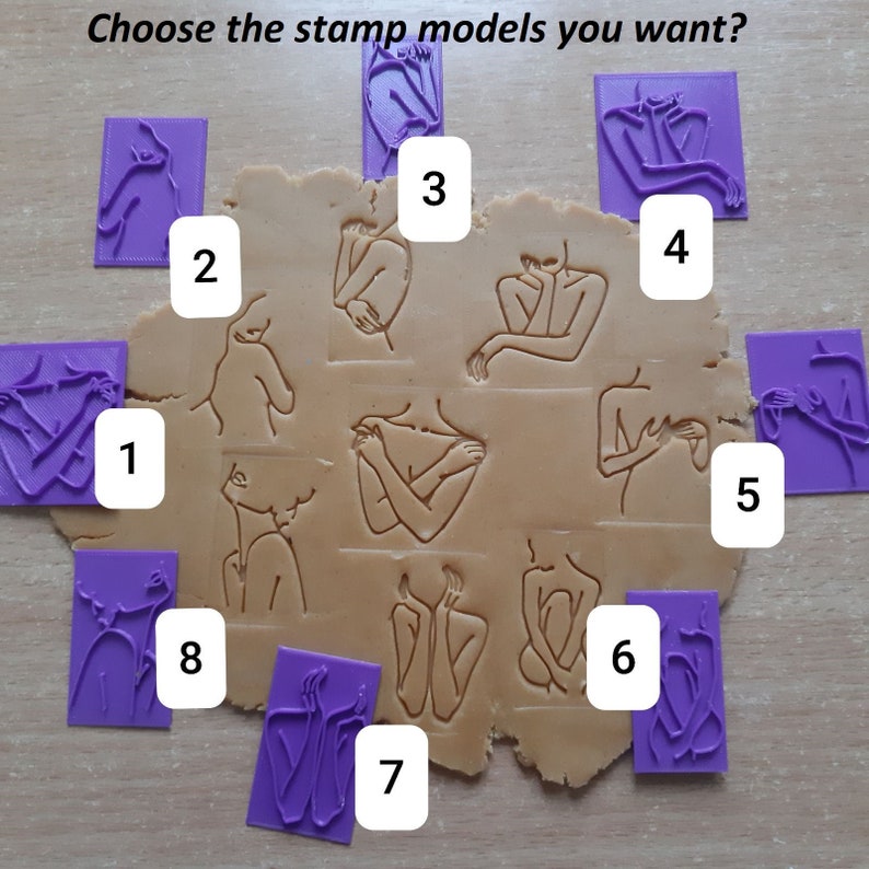 Female Body Embosser Abstract Face Embosser Line Art - Etsy