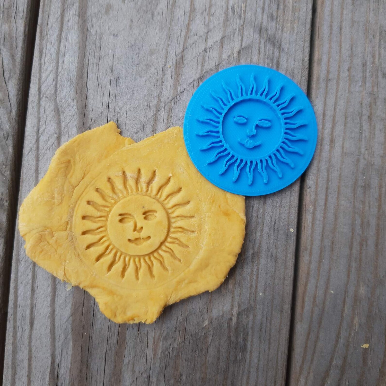 Polymer Clay Sun Stamp Sunny Soap Stamp Embosser Pottery - Etsy