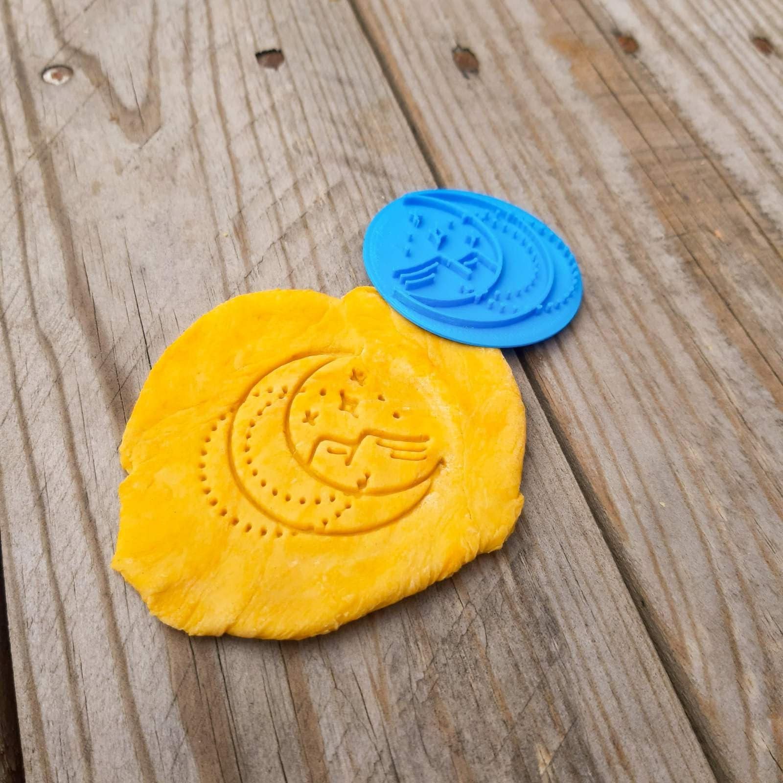 Moon Star Galaxy Universe Stamp Mystic Moon Stamp Mystical - Etsy