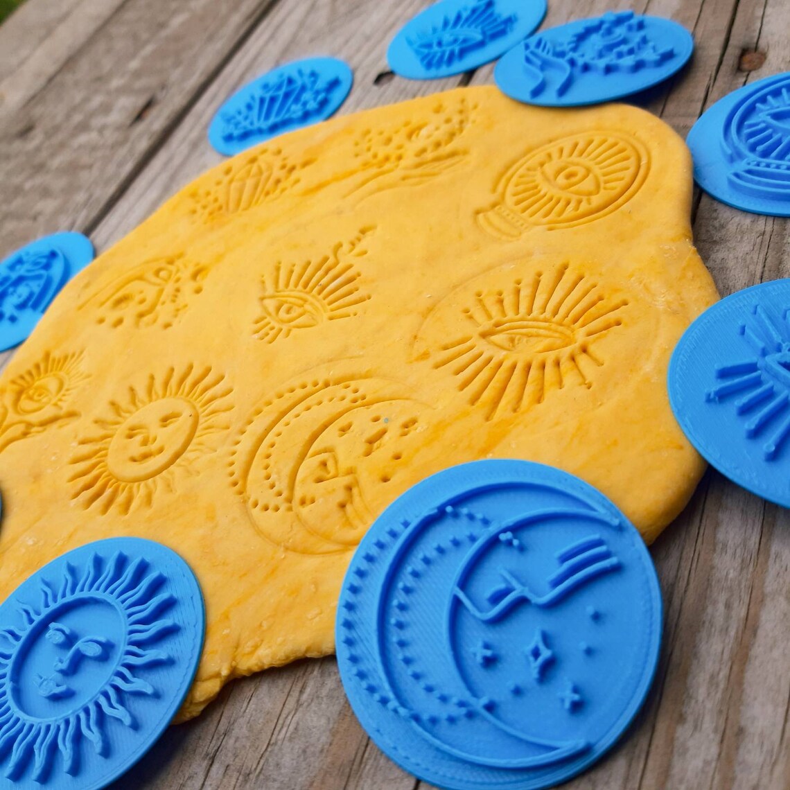 Polymer Clay Boho Stamp Bohemian Stamp Polymer Clay Art | Etsy