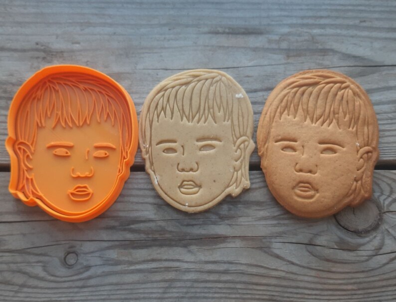 Baby Face Portrait Cookie Cutter for Birthday Decorations and - Etsy