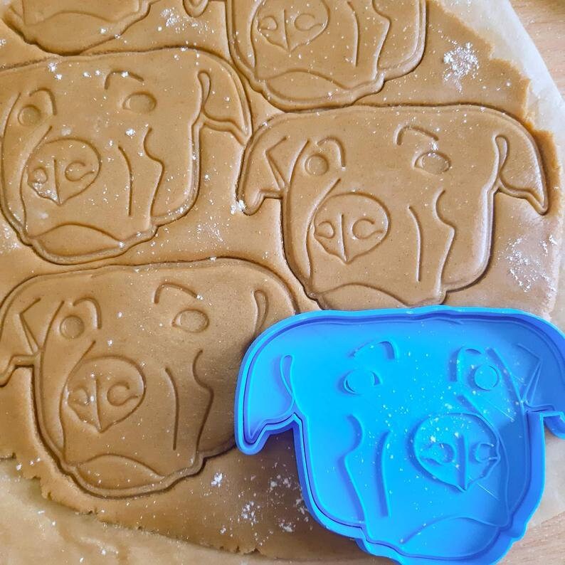 Dog Face Cookies From Photo Gift for Dog Lovers Personalized - Etsy UK