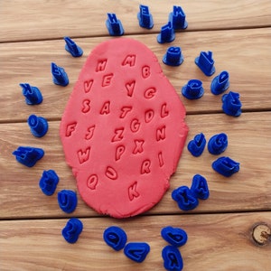 Mini Tiny Alphabet Letters Polymer Clay Cutter, Miniature English ...