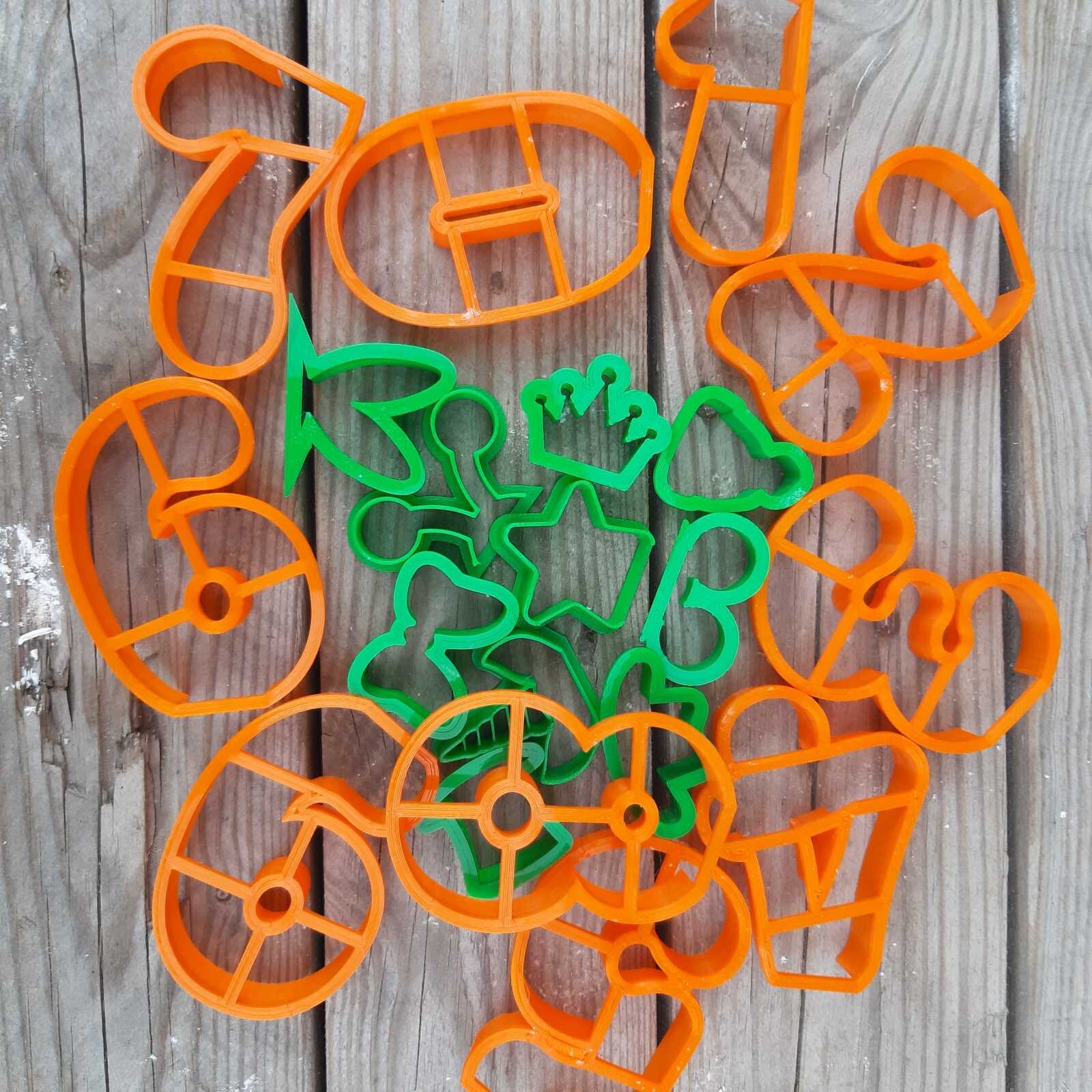 Number Cookie Cutters Full Set 0-9 Number Cookie Cutter Set - Etsy