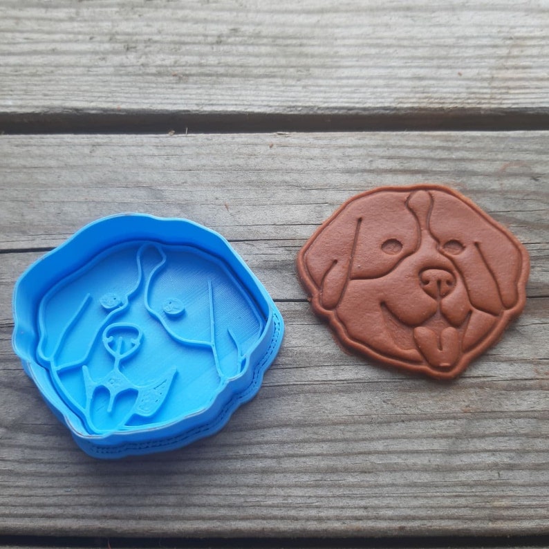 Berner Cookie Cutter Berner Mom Gift Berner Dog Face Cookie - Etsy