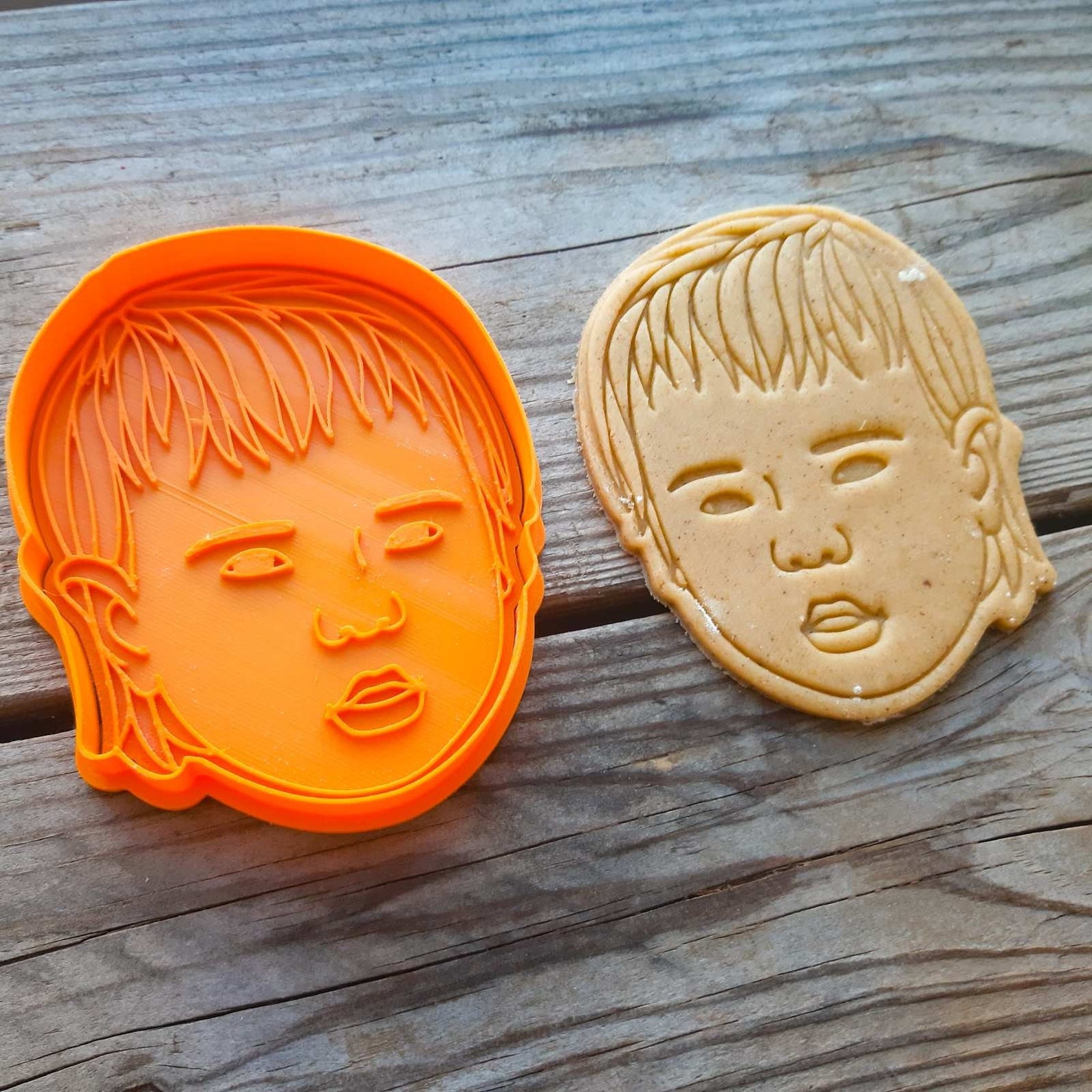 Baby Face Portrait Cookie Cutter for Birthday Decorations and - Etsy